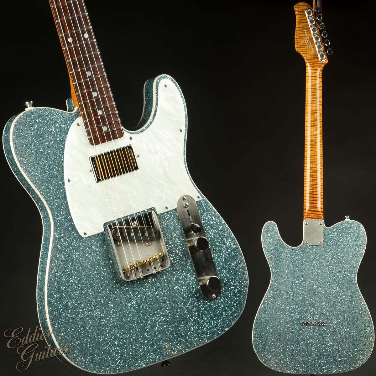 Shelton TimeFlite GTX - Ice Blue Metalflake Sparkle > Guitars Electric ...