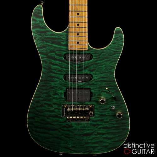 Tom Anderson Drop Top Satin Trans Forest Green > Guitars Electric Solid ...