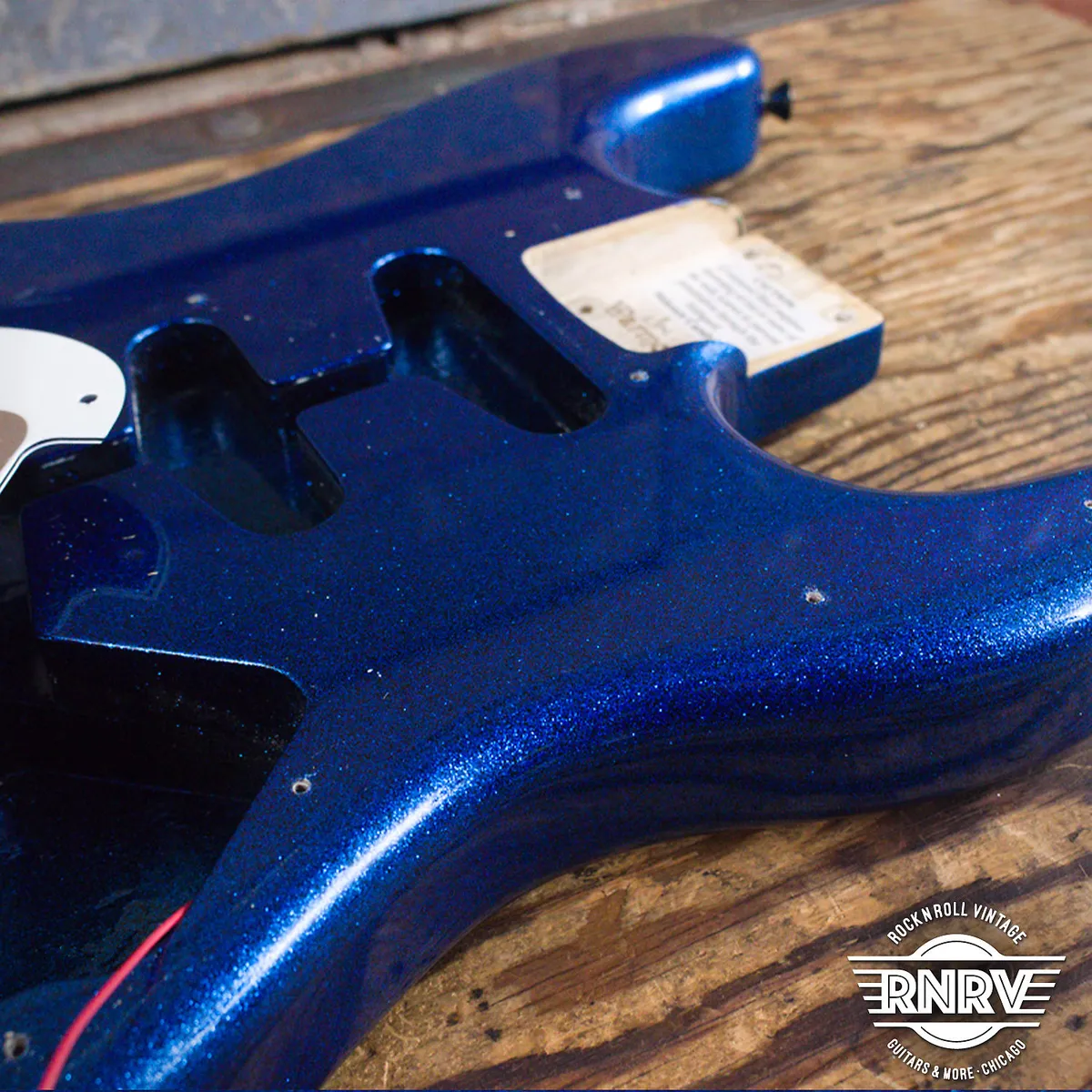 Warmoth Stratocaster Blue Sparkle > Guitar Parts | Rock n Roll Vintage ...