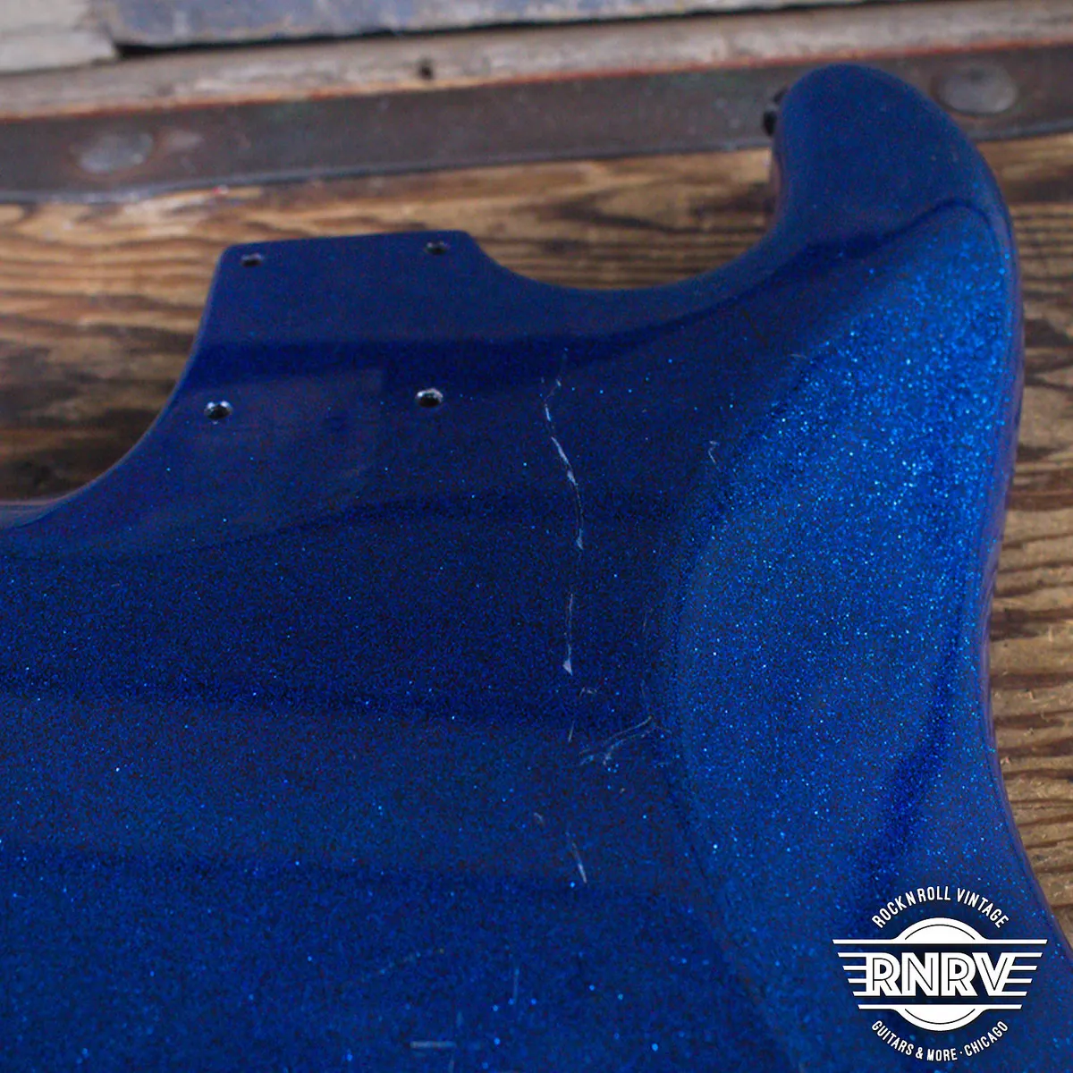 Warmoth Stratocaster Blue Sparkle > Guitar Parts | Rock n Roll Vintage ...